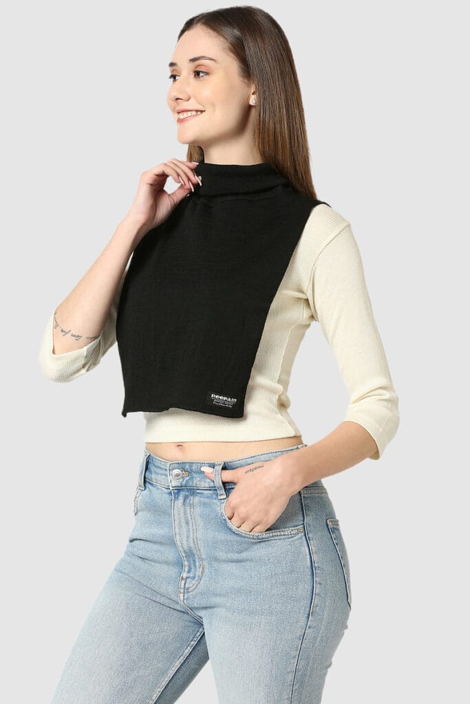 Unisex Pure wool Polo neck chest cover - Roopam Exclusive Designer Wear ...